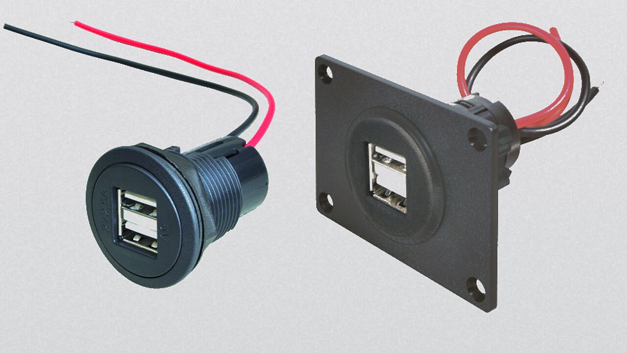 Power Double USB Socket: PRO CAR Auto- und Bootszubehör
