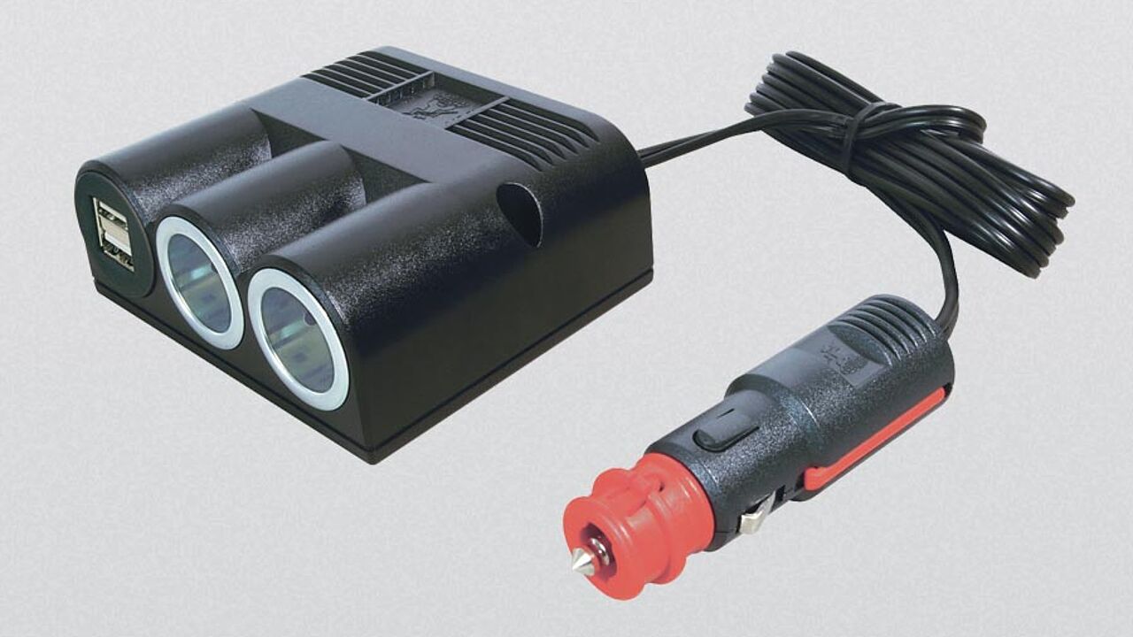 Triple Socket with 2 Power Sockets and 1 Power Double USB Socket: PRO ...