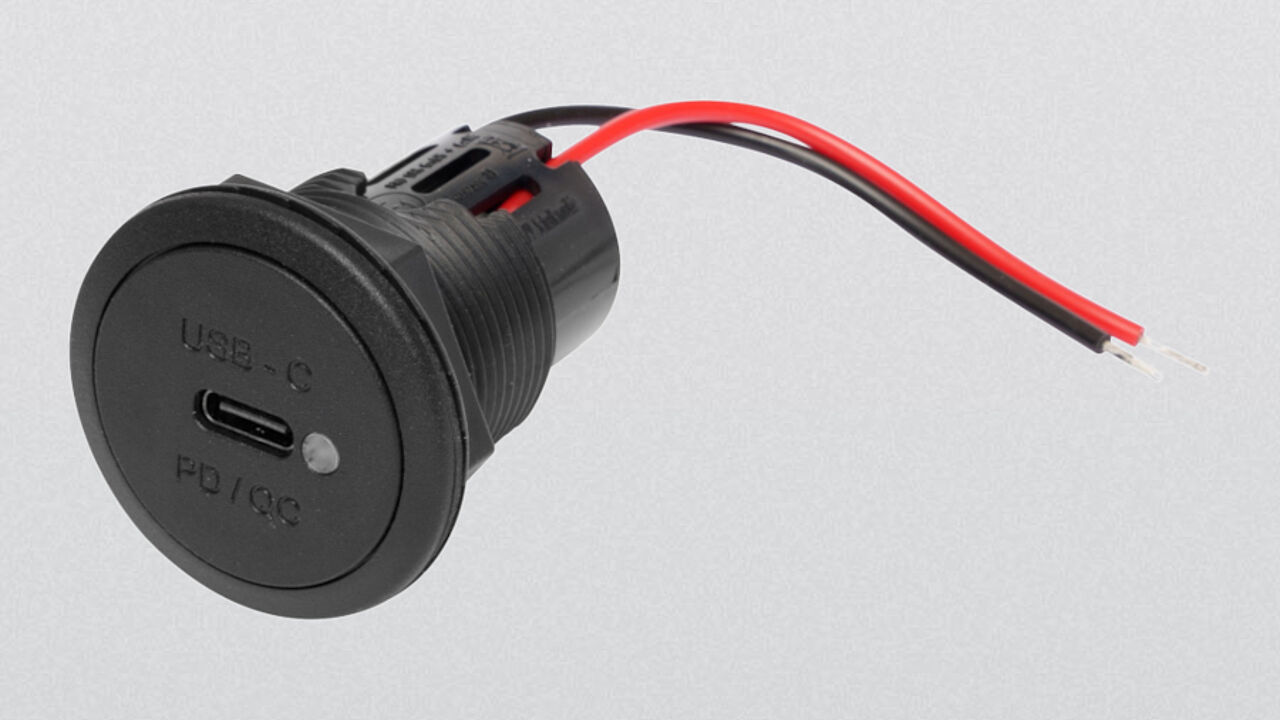 Power USB-C Einbausteckdose PD/QC: PRO CAR Auto- und Bootszubehör
