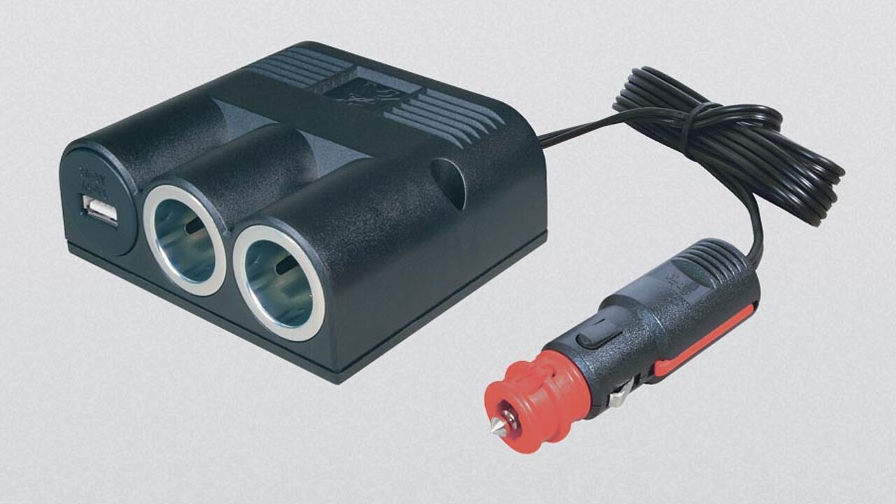 Triple Socket with 2 Power Sockets/1 Power USB Socket: PRO CAR Auto ...